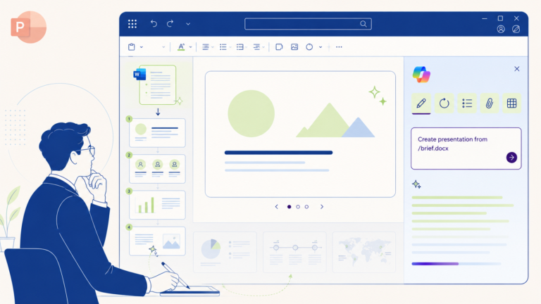 Copilot PowerPoint : générer une présentation depuis un Word ou un ...